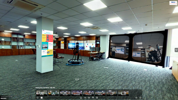 Trải nghiệm chuyến “tham quan ảo” Không gian Số PECC2